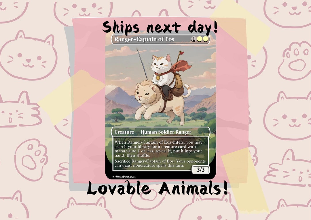 Ranger-captain of Eos MTG Cute Proxy Custom Alter Full Art Card ...