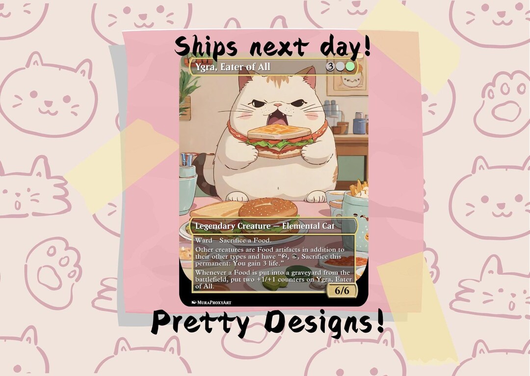 Ygra Eater of All - MTG Cute Proxy | Commander EDH | Custom Alter Full ...