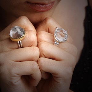 Conic Quartz Ring - Etsy