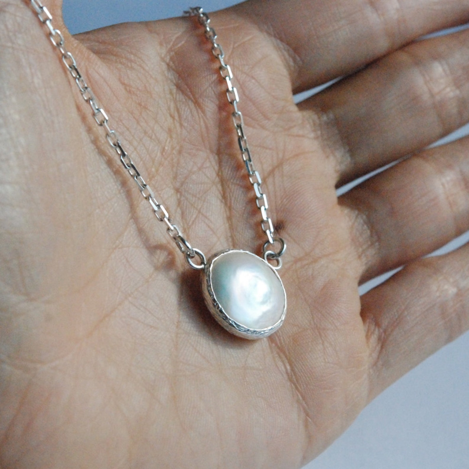 Only One Pearl Necklace | Etsy