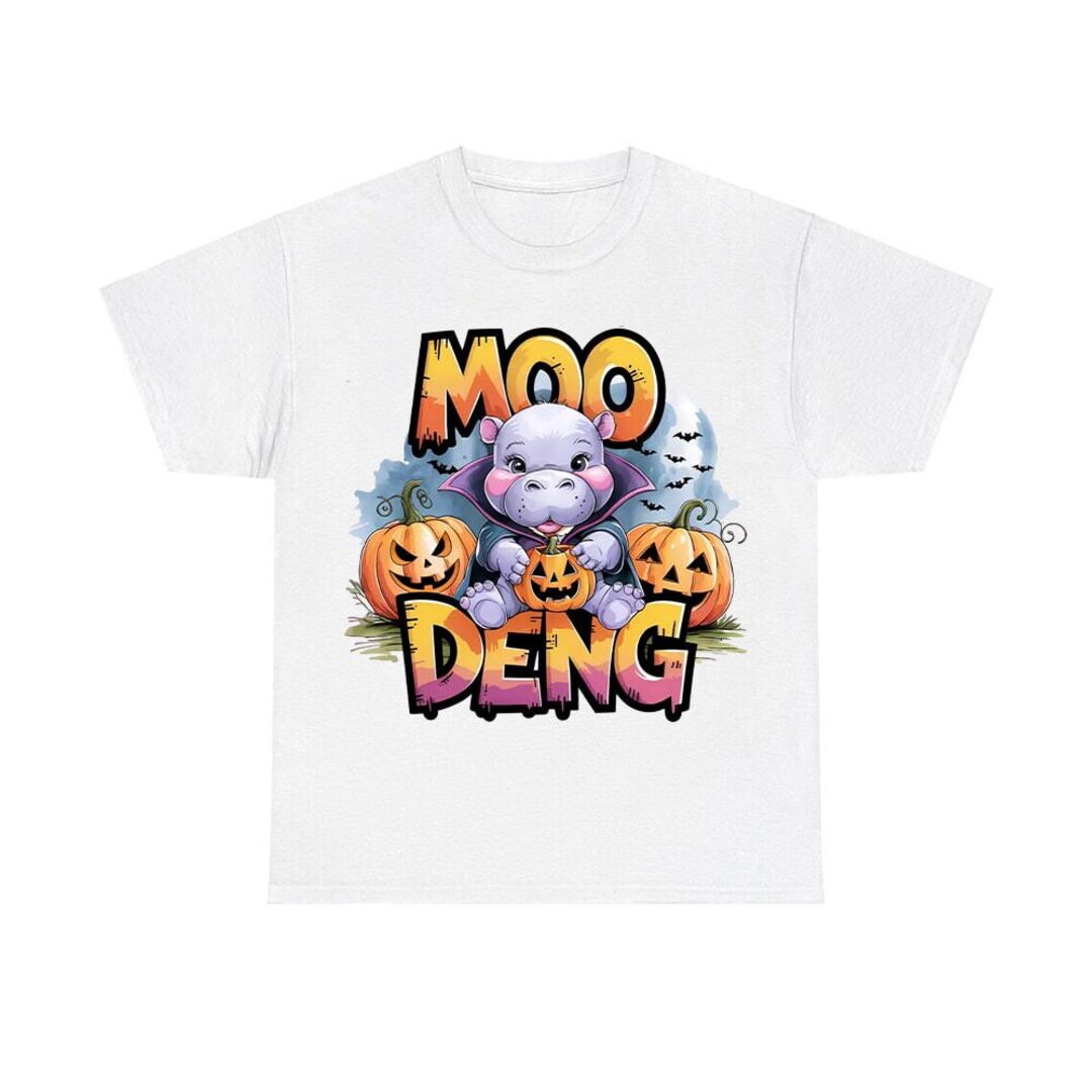 Moo Deng Tshirt, Moo Deng Merch, Moo Deng Gift, Baby Hippo Tee, Zoo ...