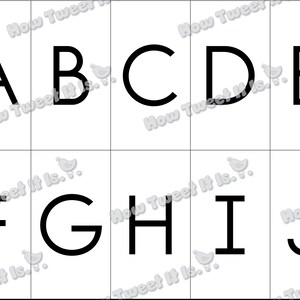Alphabet Flash Cards Printable 3 Different Sizes IEP Goal Resources ...