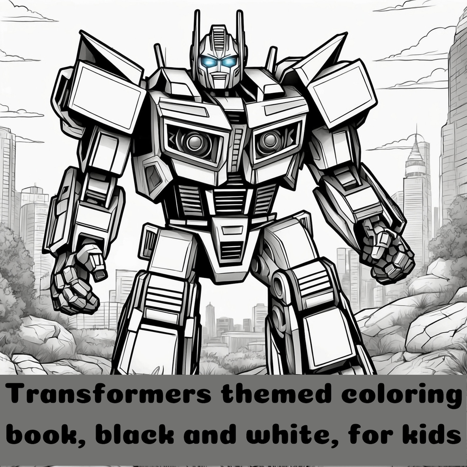 Transformers Coloring Book | Fun and Educational Activity for Kids ...