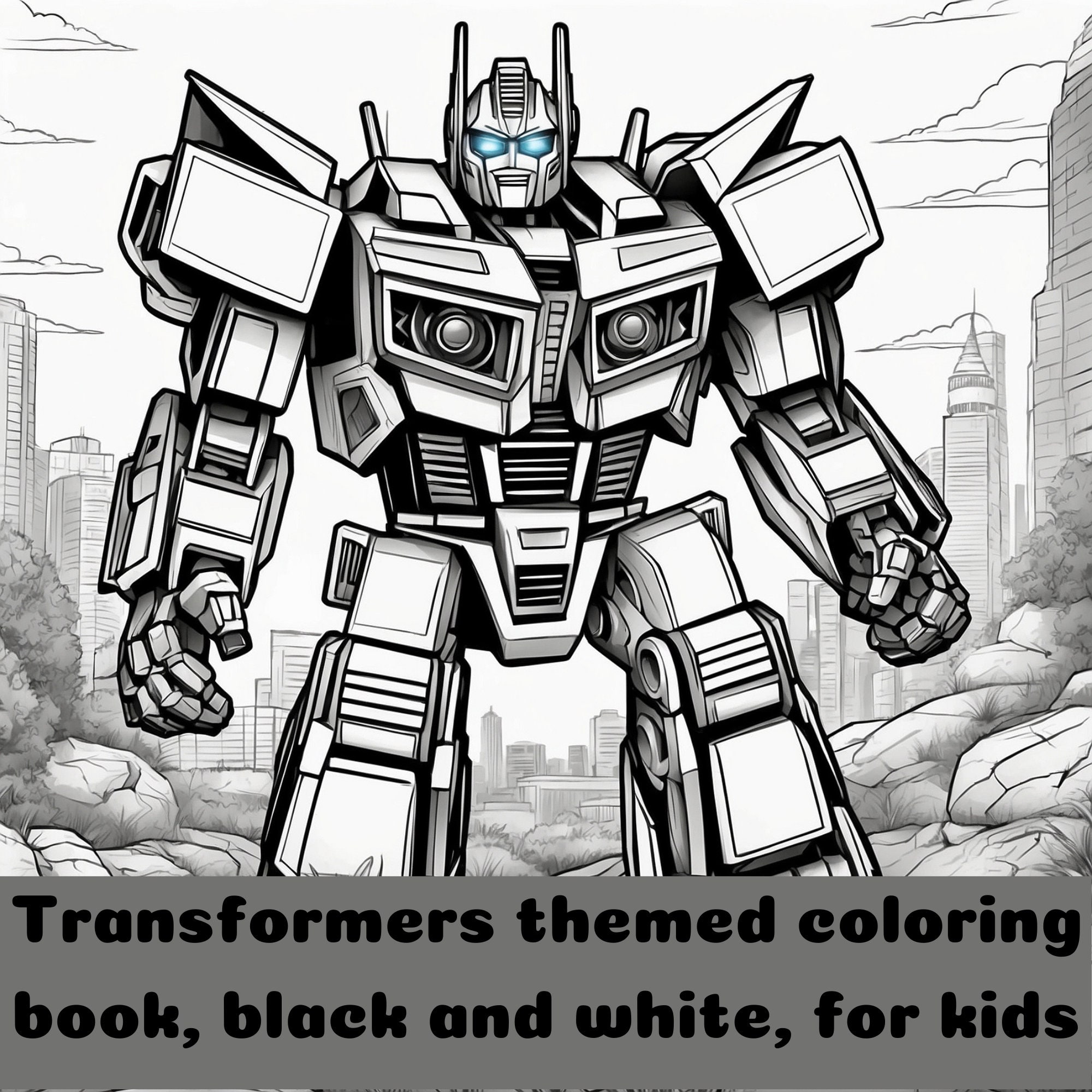 Transformers Coloring Book | Fun and Educational Activity for Kids ...