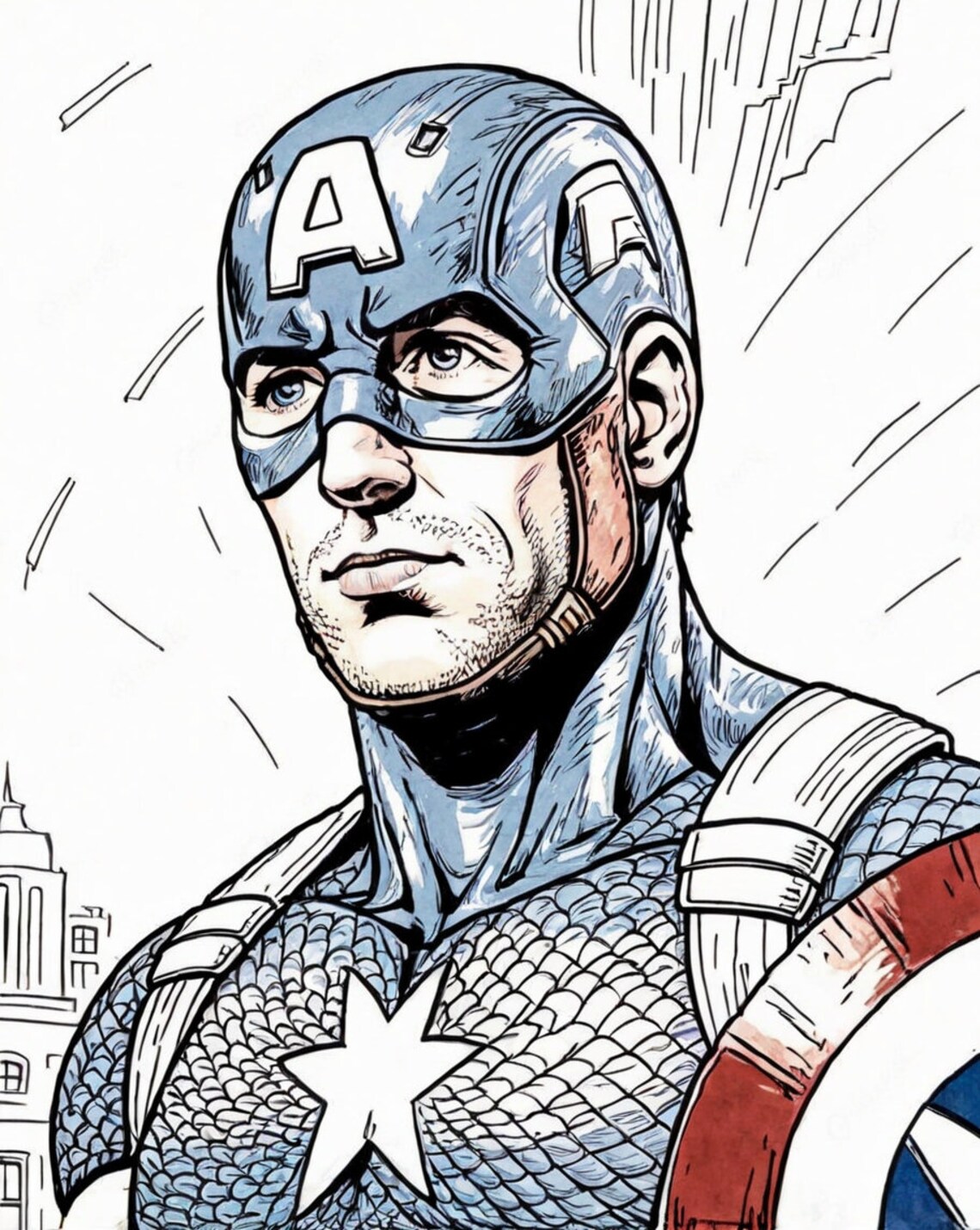 Captain America Coloring Pages for Kids and Adults | Printable ...