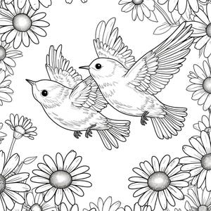 Birds Coloring Pages | 24 Printable Bird Designs for Kids & Adults ...