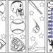Printable Baseball Coloring Bookmarks - Set of 4 Fun & Creative Designs ...