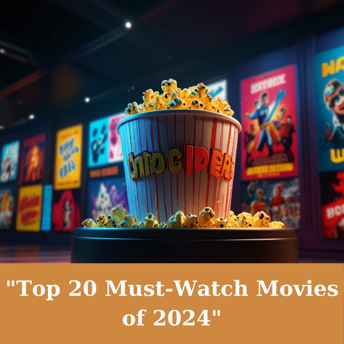 Top 20 Movies of 2024 Digital Poster | Imdb Favorites | Printable Film ...