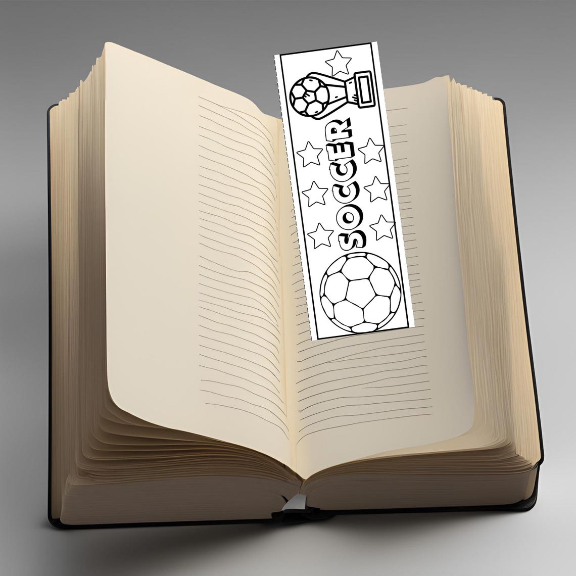 Printable Soccer Coloring Bookmarks - Set of 4 Fun & Creative Designs ...