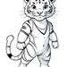 Wild Tiger Coloring Pages | Instant Download Printable Kids Activity ...