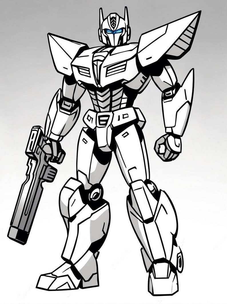 Transformers Coloring Book | Fun and Educational Activity for Kids ...