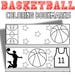 Printable Basketball Coloring Bookmarks Set of 4 Fun & Creative Designs ...