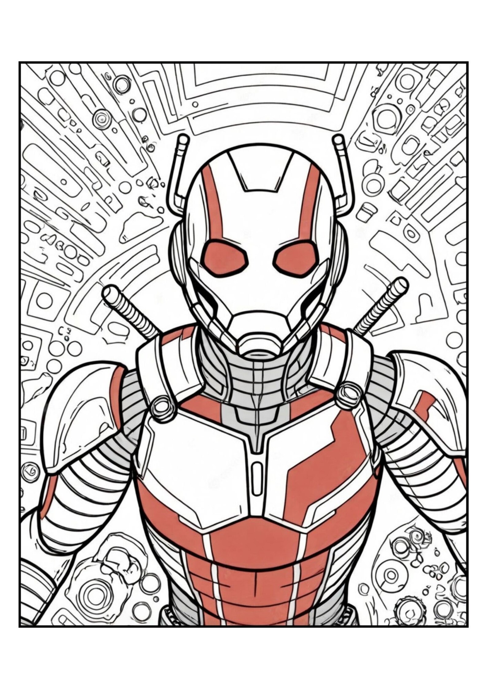 Avengers Ant-man Coloring Pages | 16 Printable Sheets for Kids | PDF ...