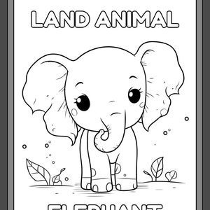 Kids Animal Coloring Pages | Printable Digital Download | Fun and ...