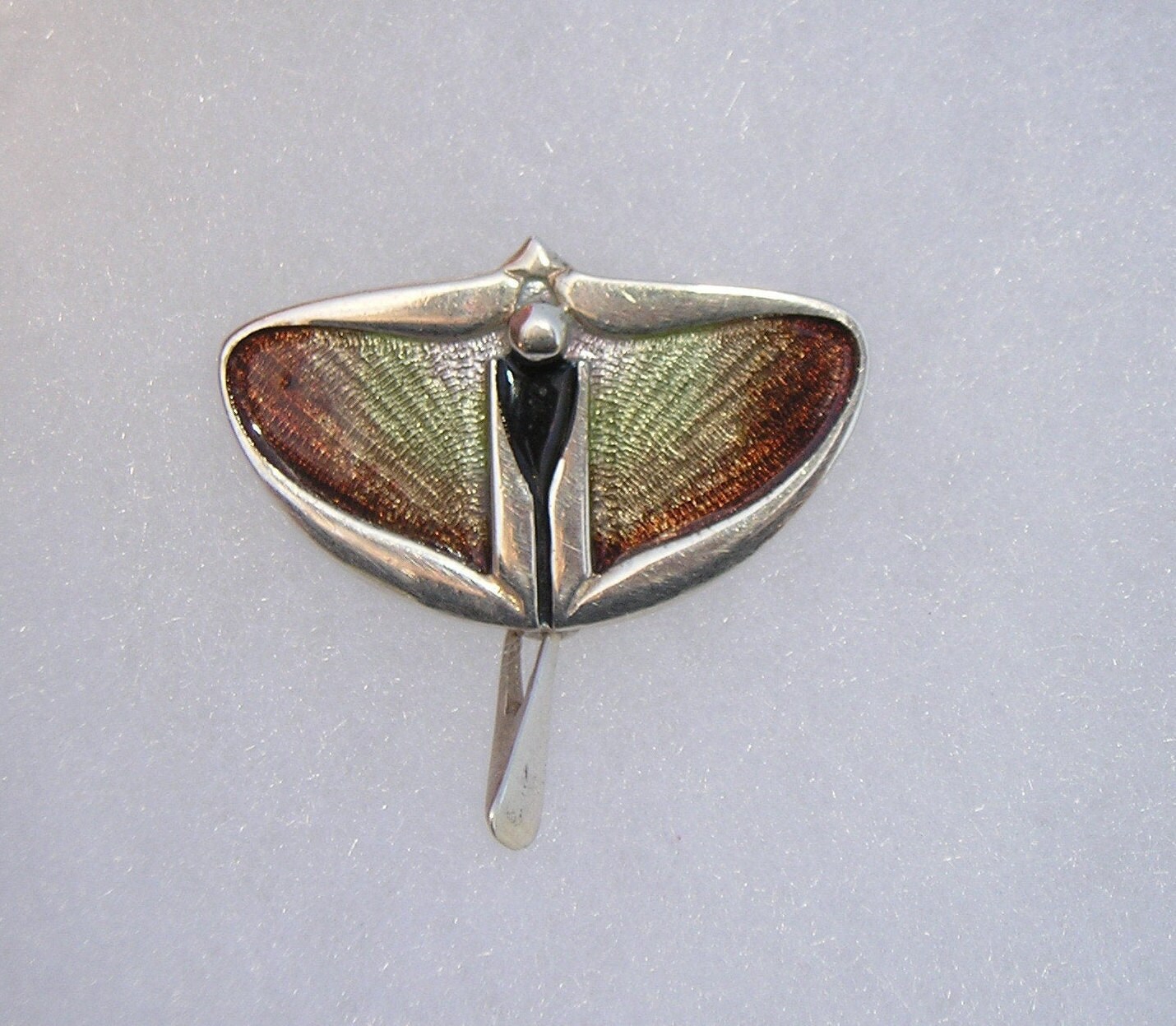 Stunning Pat Cheney PPC Sterling 925 Enamel Guilloche Pin | Etsy