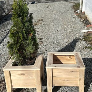 Custom Size Cedar Garden Boxes - Etsy