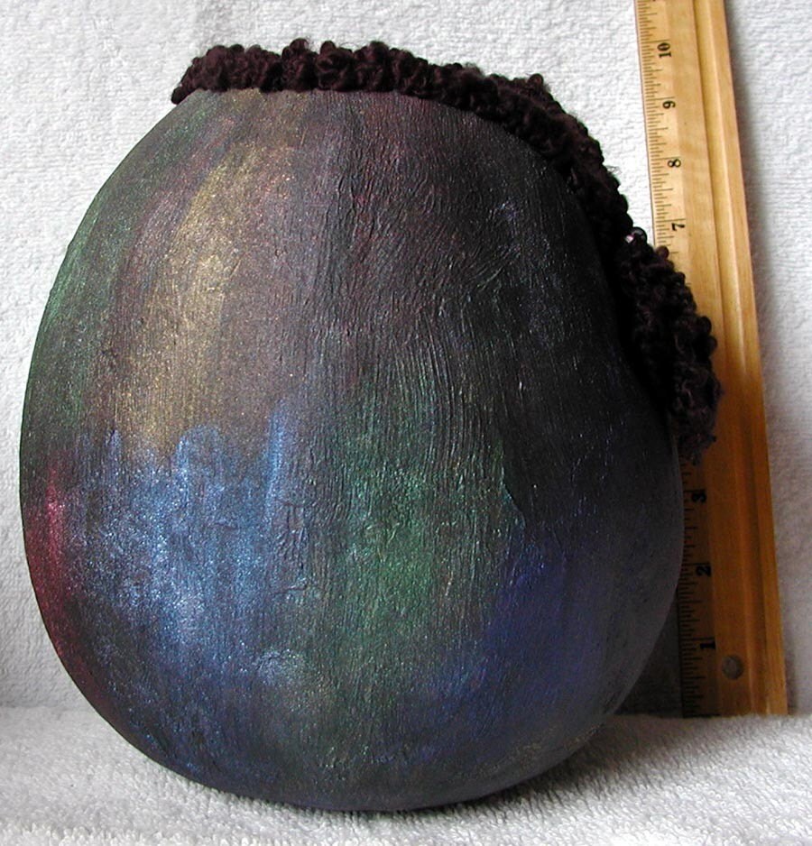 Faux Raku Medium Gourd Bowl - Etsy