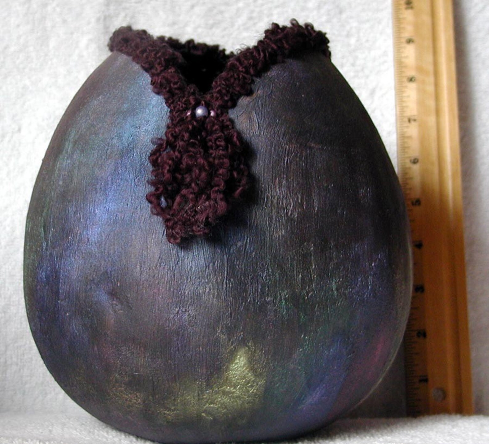 Faux Raku Medium Gourd Bowl - Etsy