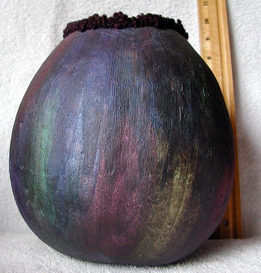 Faux Raku Medium Gourd Bowl - Etsy
