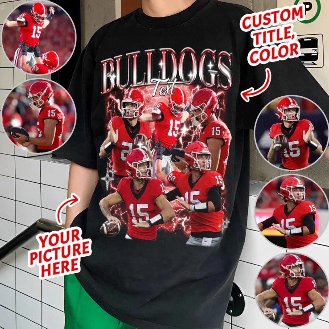 Custom Game Day Bootleg Shirts, Custom Football Tee, Bootleg Player ...