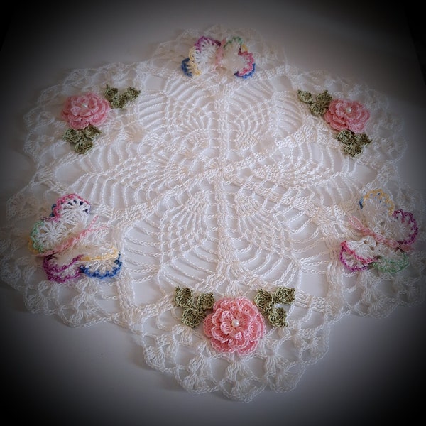 Butterfly Doily - Etsy