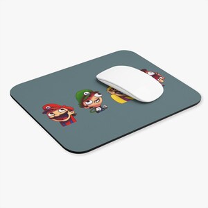 Meme Bros Mouse Pad - Mario, Luigi, Wario, & Waluigi Gaming for Your ...