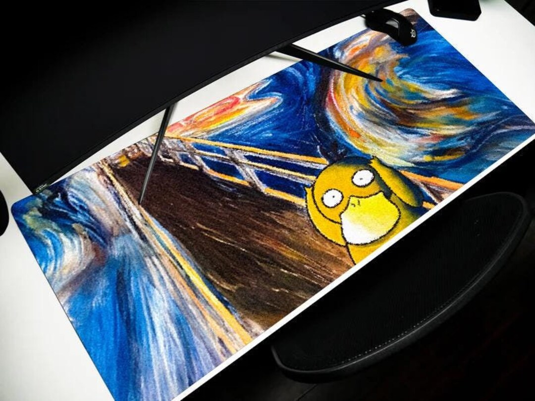 Gaming Psy-scream Pokemon Mouse Pad – Edvard Munch's 'the Scream' Meets ...