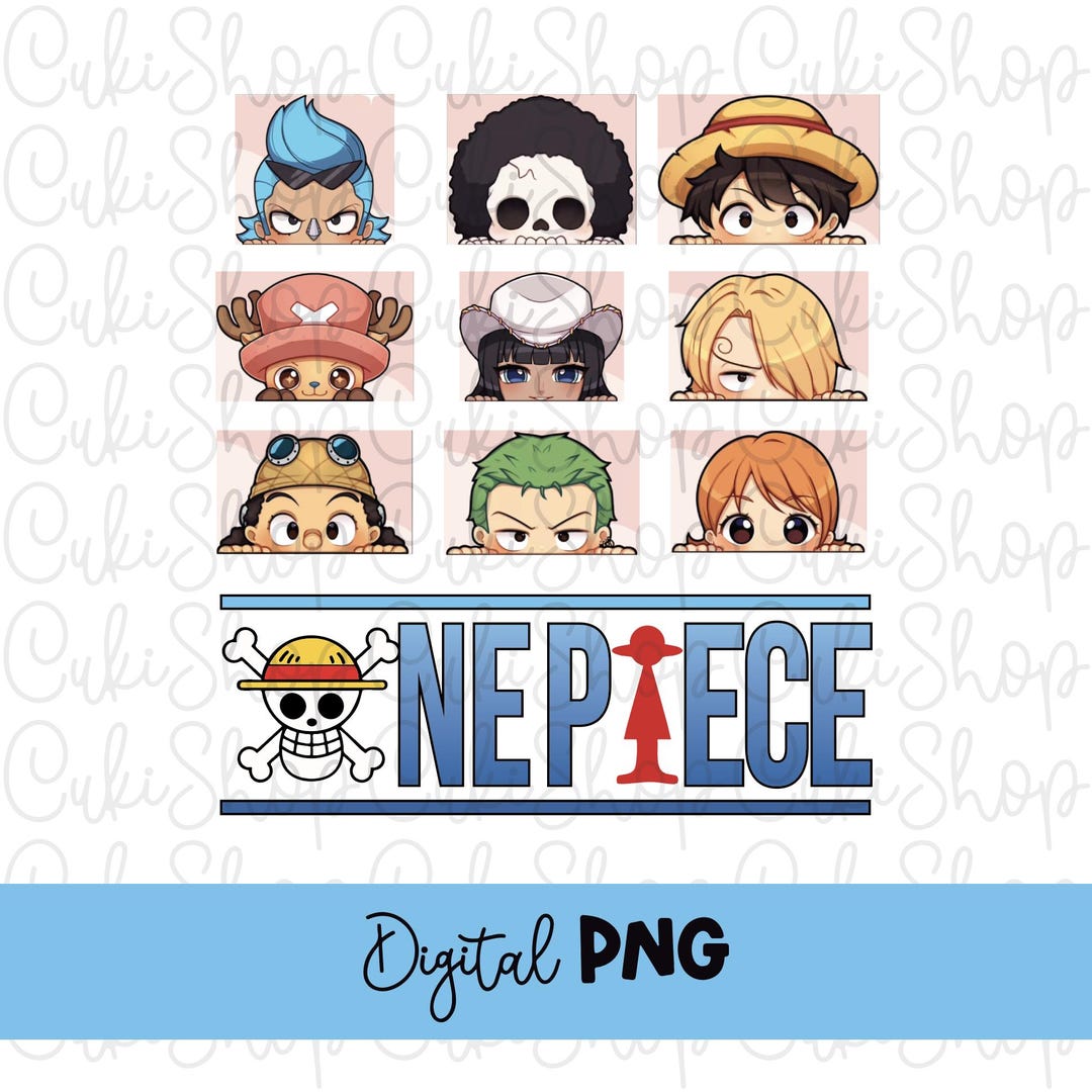 Chibi One Piece Png Digital Files - Etsy