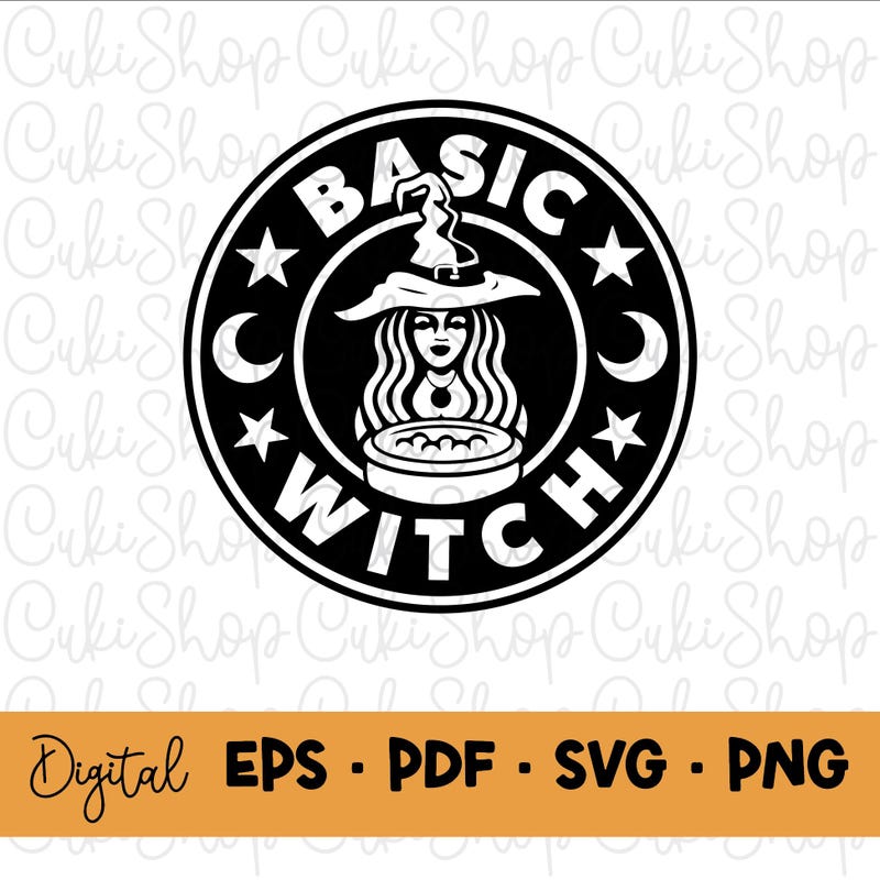 Basic Witch Svg - Etsy
