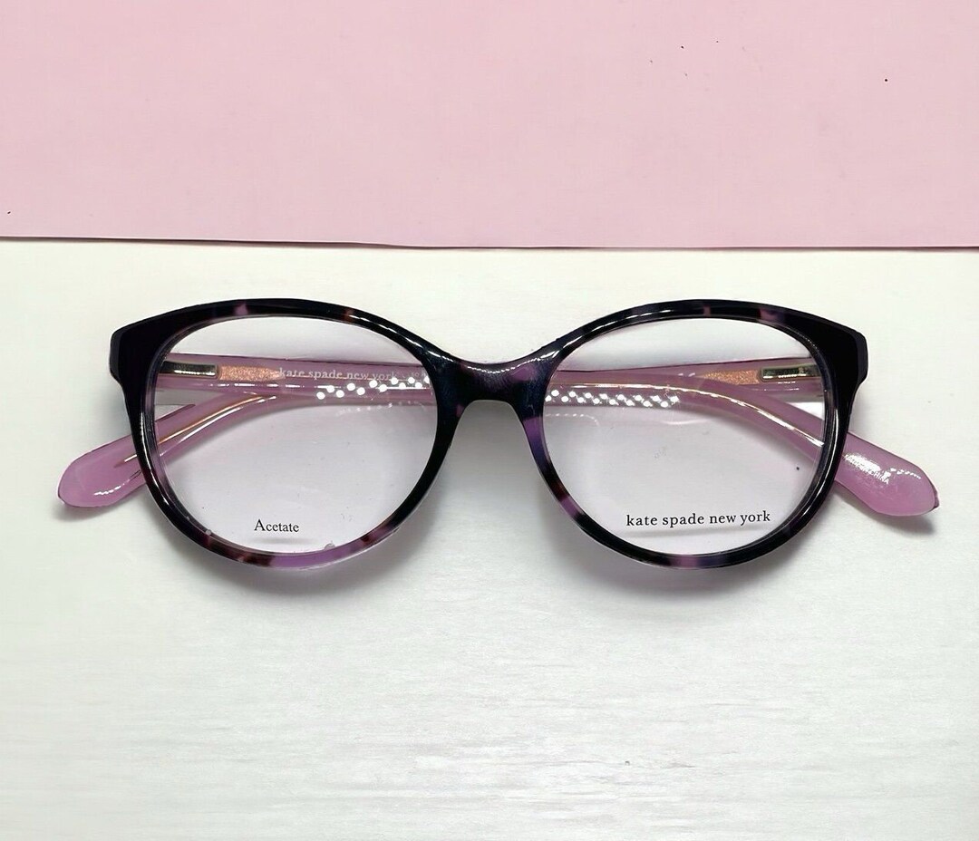 New Kate Spade Briella Violet Havana Womens Eyeglasses 51-16-140 ...
