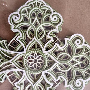 11" X 14" Multilayer 3D Celtic Cross Paper Art - Etsy