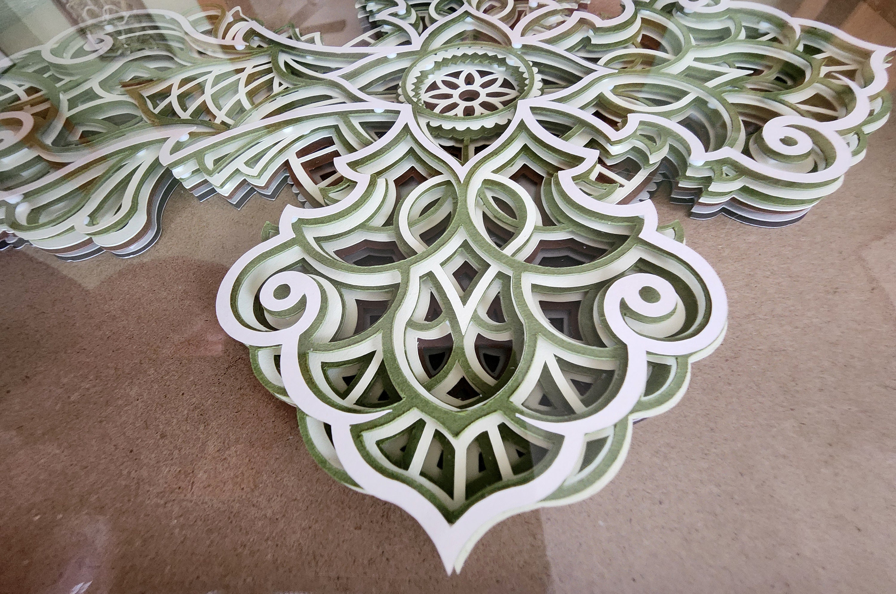 11" X 14" Multilayer 3D Celtic Cross Paper Art - Etsy