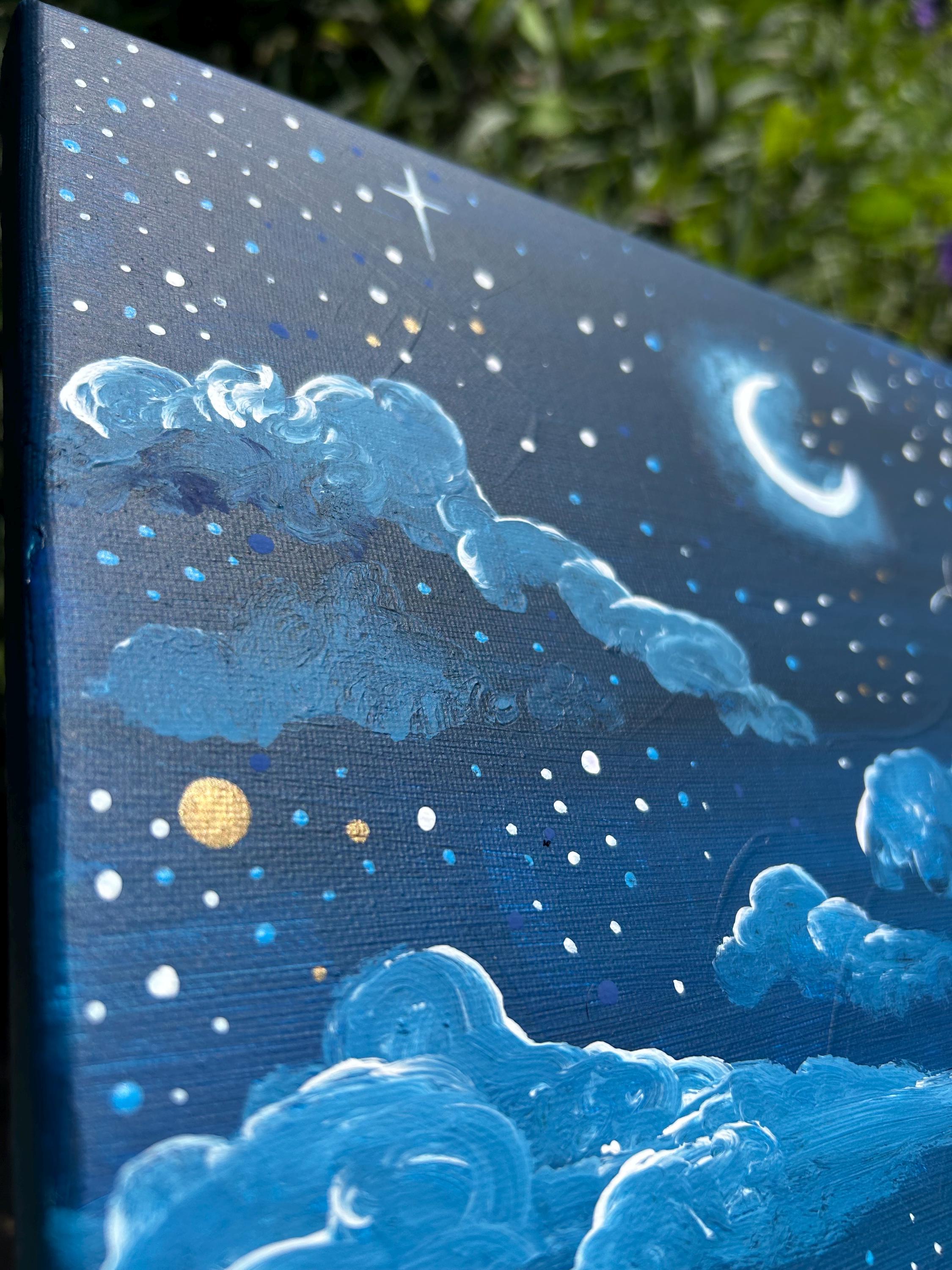 Nighttime Scars and Still I Soar. ~ Original Acrylic Painting ...