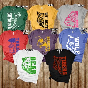BELLA CANVAS Custom School Spirit Shirts, Baseball Spirit Shirt ...