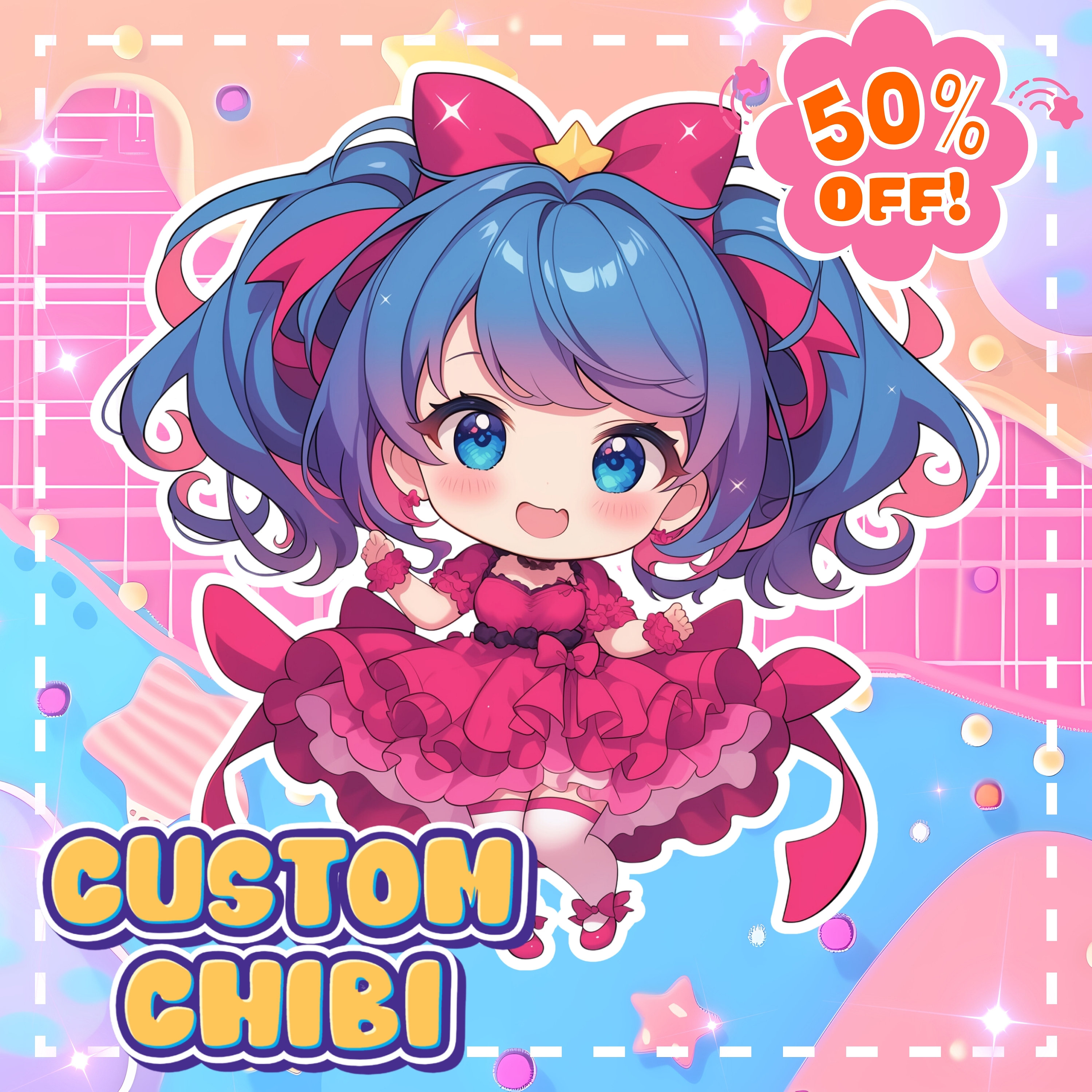 Custom Chibi Chibi Anime, Cute Chibi, Original Character, Chibi Fanart ...