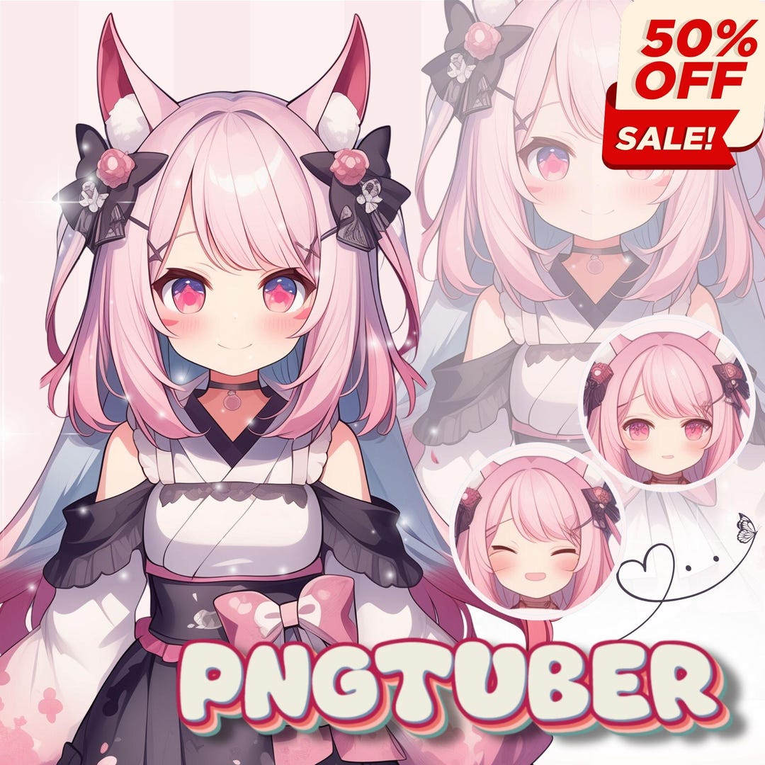 Custom Pngtuber, Pngtuber Model, Pngtuber Asset, Cute Pngtuber, Twitch ...