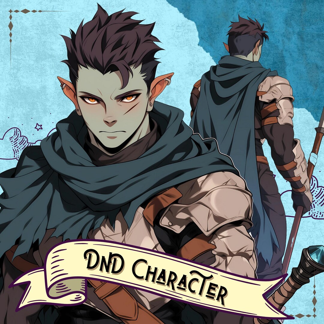 Custom Fantasy Character | Anime Styled Dnd Characters Fantasy | RPG ...