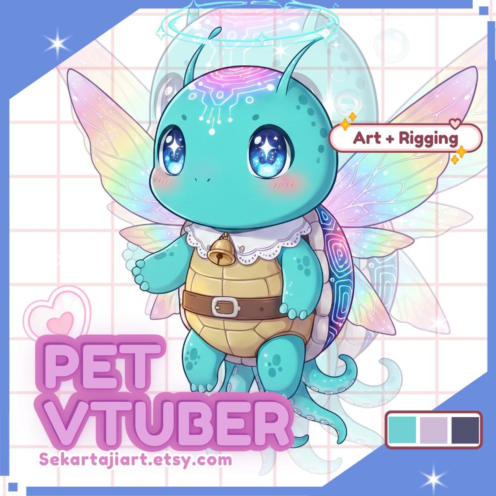 Custom Vtuber Pet Model – Live2d Animal Mascot, Pngtuber Reactive ...