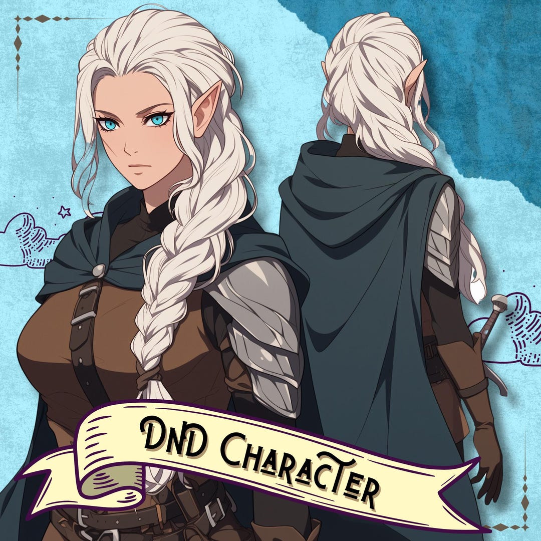 Custom Fantasy Character | Anime Styled Dnd Characters Fantasy | RPG ...
