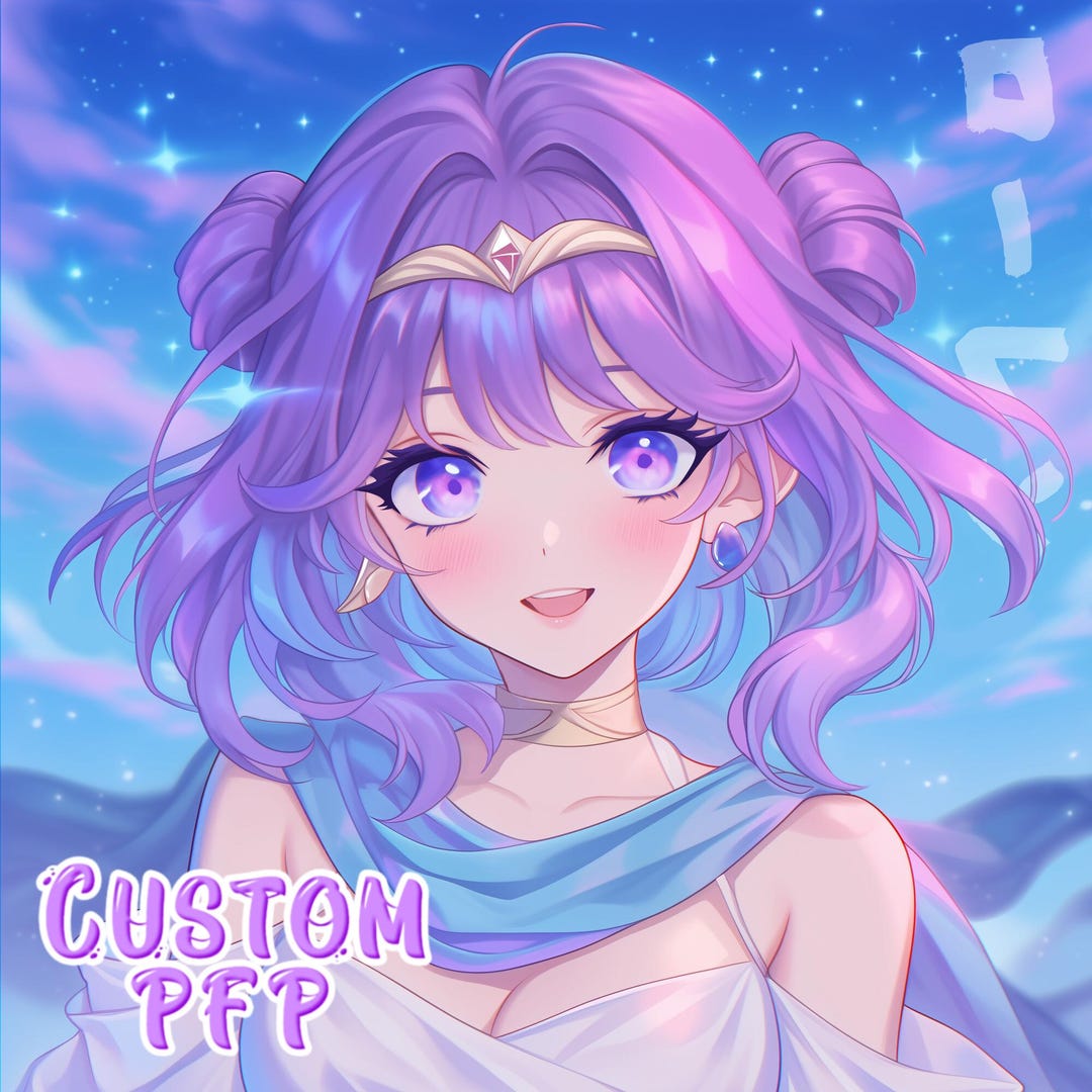 CUSTOM PFP | Anime Character Commission, Custome Anime, Profile Icon ...
