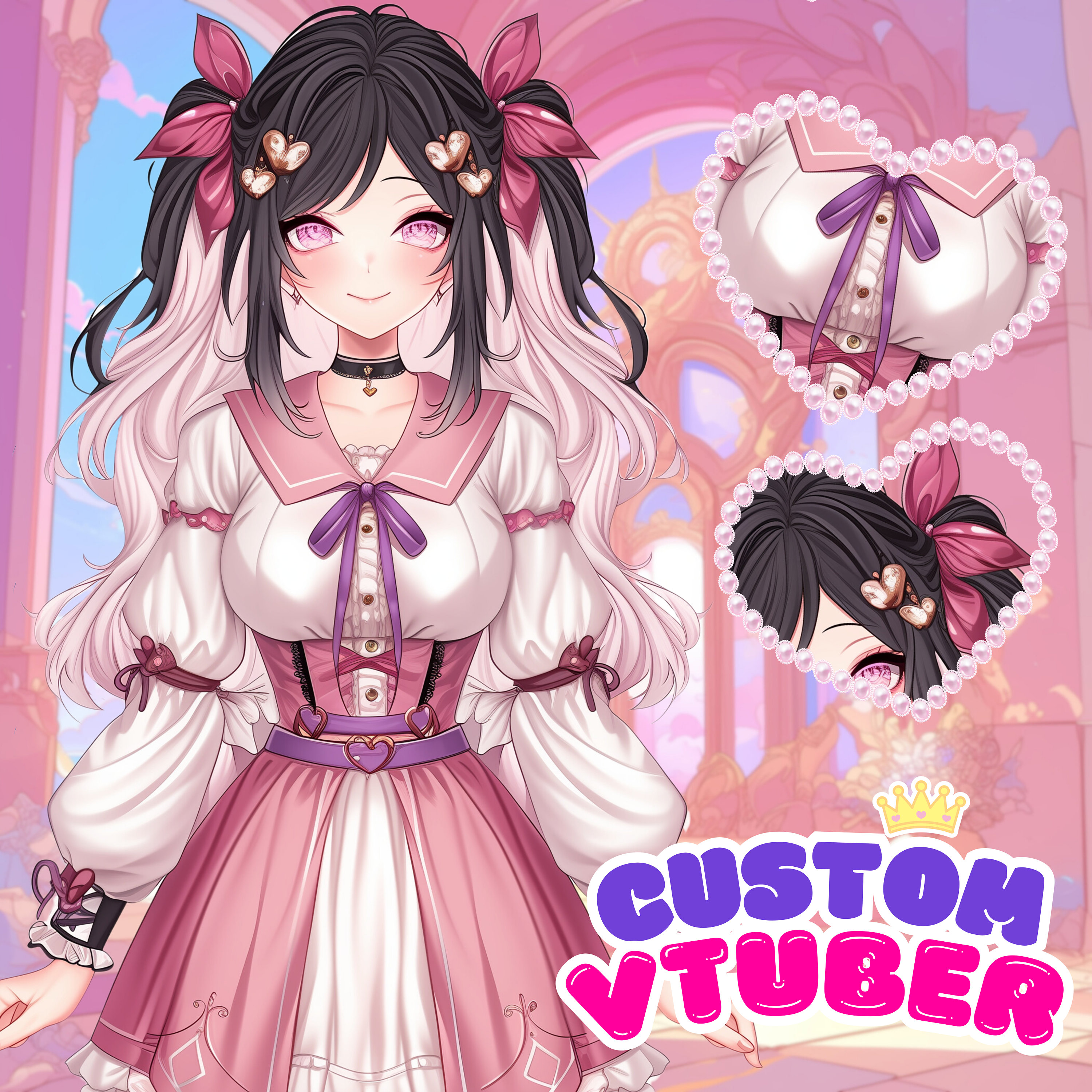 Custom Pngtuber Model, Pngtuber Model, Pngtuber Plush, Cute Pnguber ...