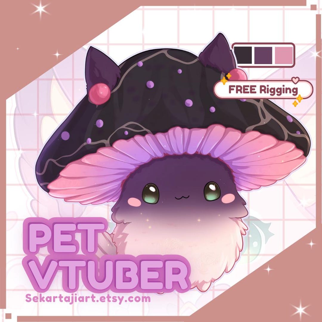 Custom Vtuber Pet Model – Live2d Animal Mascot, Pngtuber Reactive ...