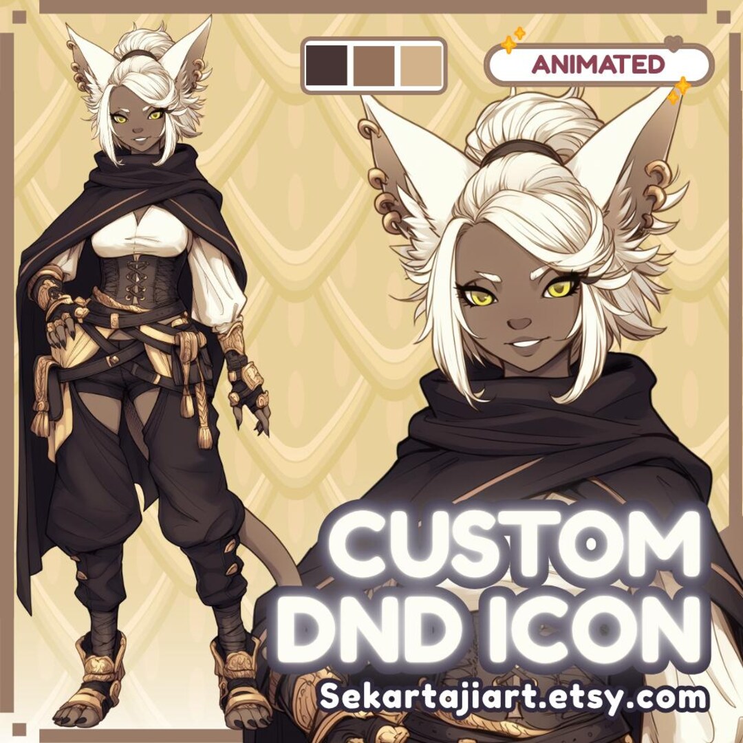 Custom DND Character Dungeons and Dragons Art Illustration Fantasy ...