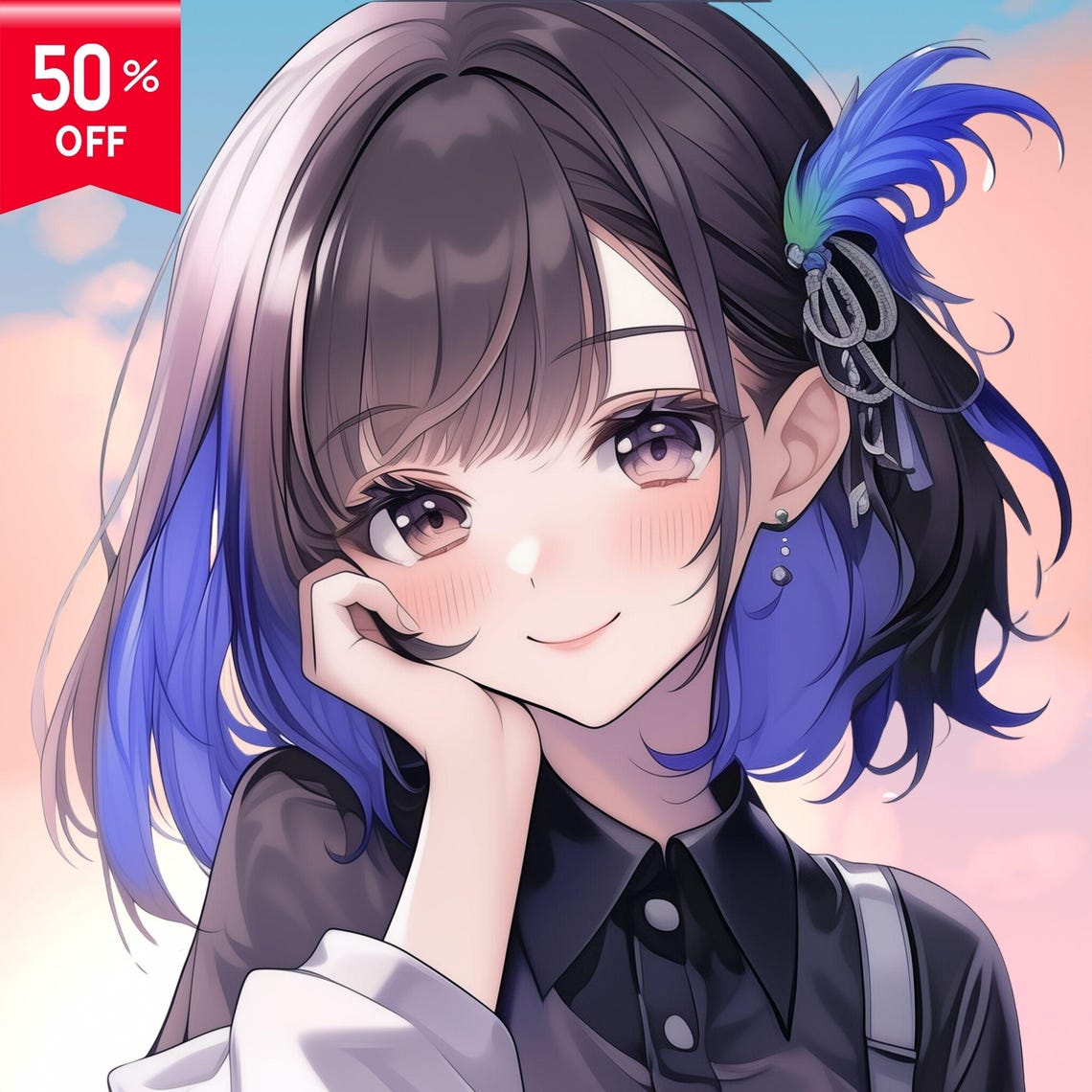 Custom PFP, Custome Anime, Profile Icon, PFP Discord, Twitch, Social ...