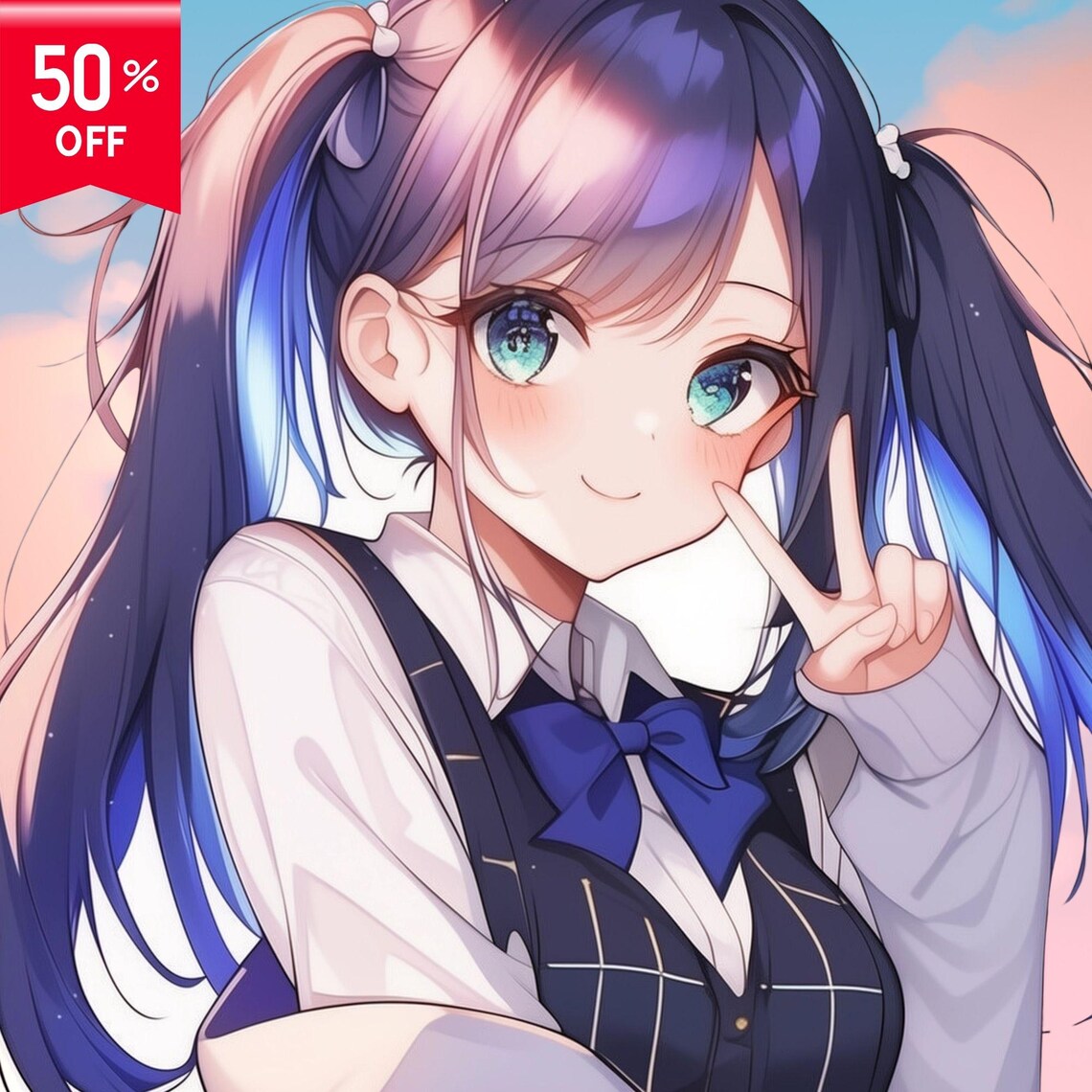 Custom PFP, Custome Anime, Profile Icon, PFP Discord, Twitch, Social ...