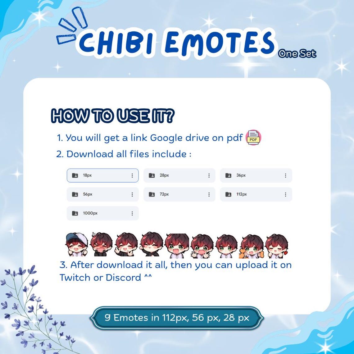 Chibi Cute Baseball Twitch Emote Pack, Twitch Emotes, Emoji Emote Pack ...