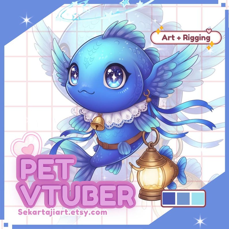 Custom Vtuber Pet Model – Live2d Animal Mascot, Pngtuber Reactive ...