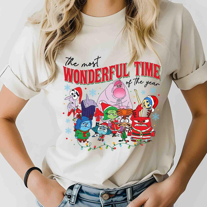 Inside Out Christmas PNG Bundle, Inside Out Hohoho Png, Dis Ney the ...