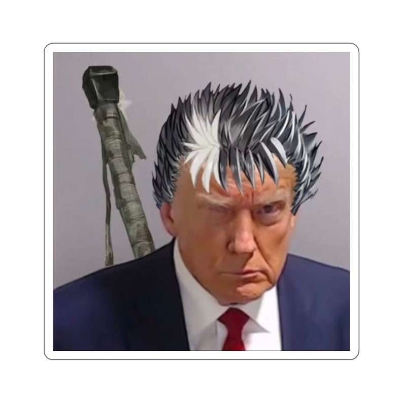 Berserk Trump Mashup Sticker: Anime Manga Vinyl Decal - Etsy