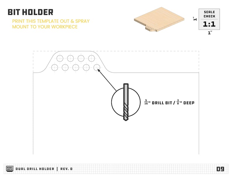 Dual Drill Holder Build Plans – DIY Cordless Drill Rack With Bit ...